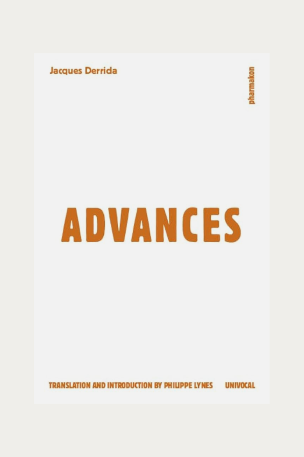 Advances by Jacques Derrida – Neotopia Books